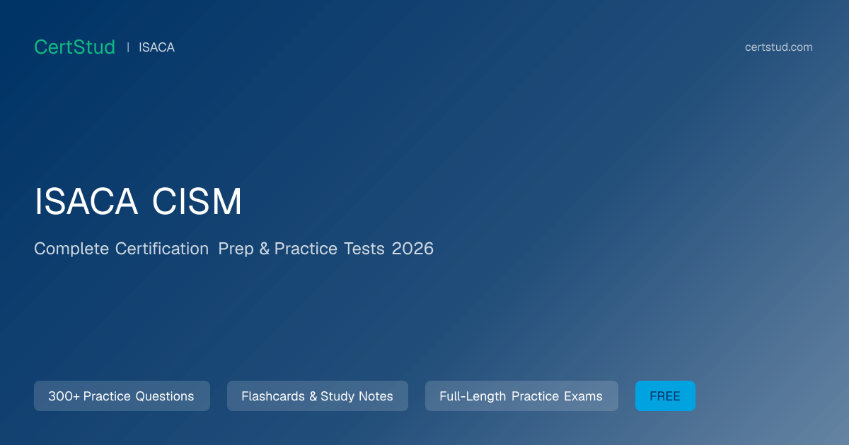 CISM Practice Questions | ISACA CISM Certification Study